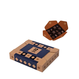 Doos met 12 melkchocola met koffievulling of pruimen | Vanaf €11,10