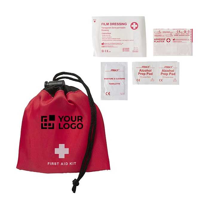 EHBO-doos met bedrijfslogo in zakelijke tas | Vanaf €1,26