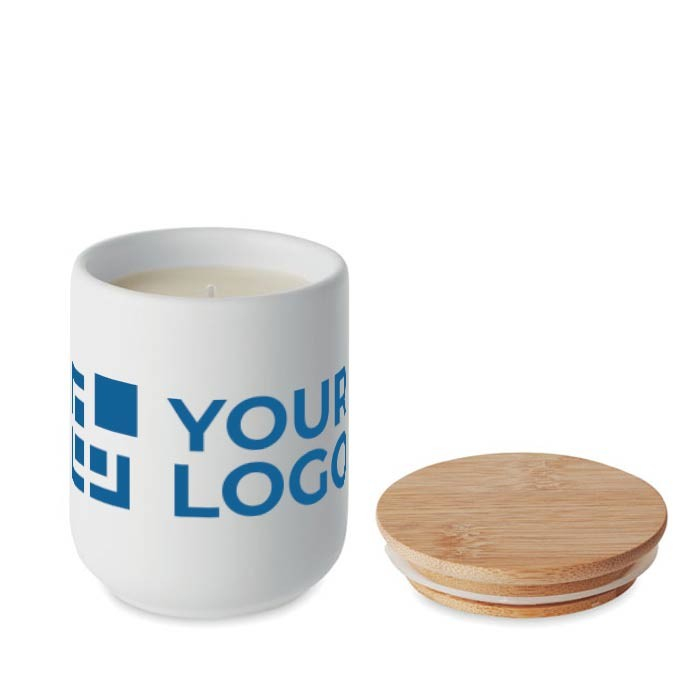 Plantaardige waskaars met linnengeur en deksel | Vanaf €8,35